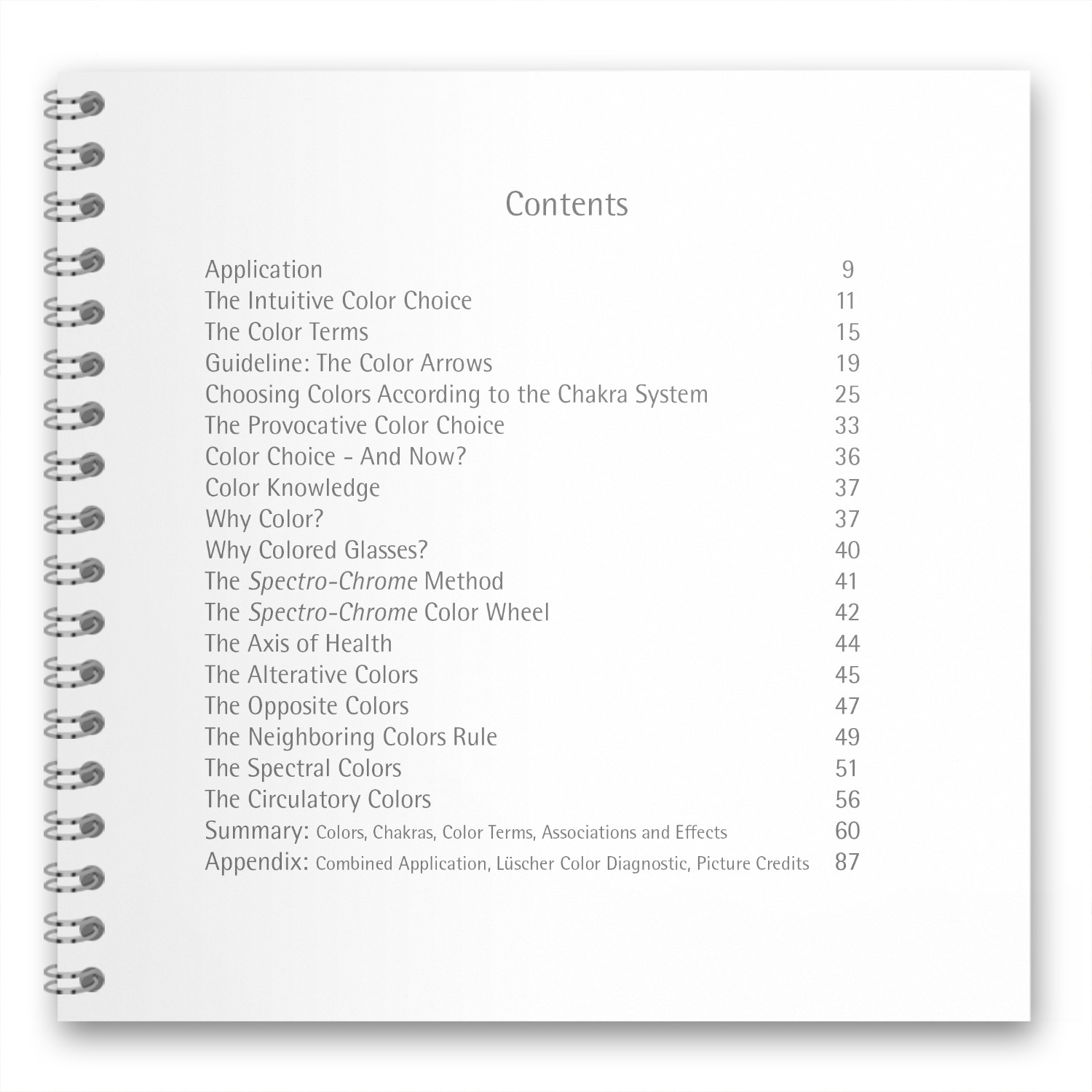 Manuel sur les lunettes de couleur Spectro-Chrome (Spektro-Chrom®) par ...